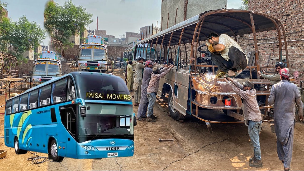 Amazing Process of Manufacturing Hino Bus || Handmade Passenger Buses ...