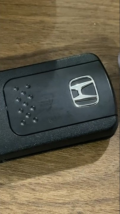 วิธี🤩เปลี่ยนแบตเตอรี่รีโมท HONDA ภายใน1นาที ง่ายๆครับ Battery Remote ...