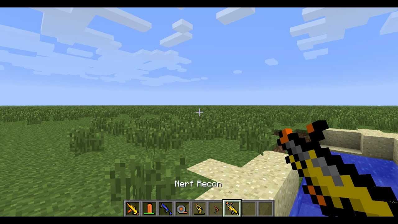 Let´s Show Minecraft Nerf mod! (FloppyLP) - YouTube