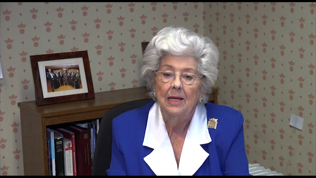 Message of Baroness Boothroyd to the INTERNATIONAL WOMEN’S DAY ...