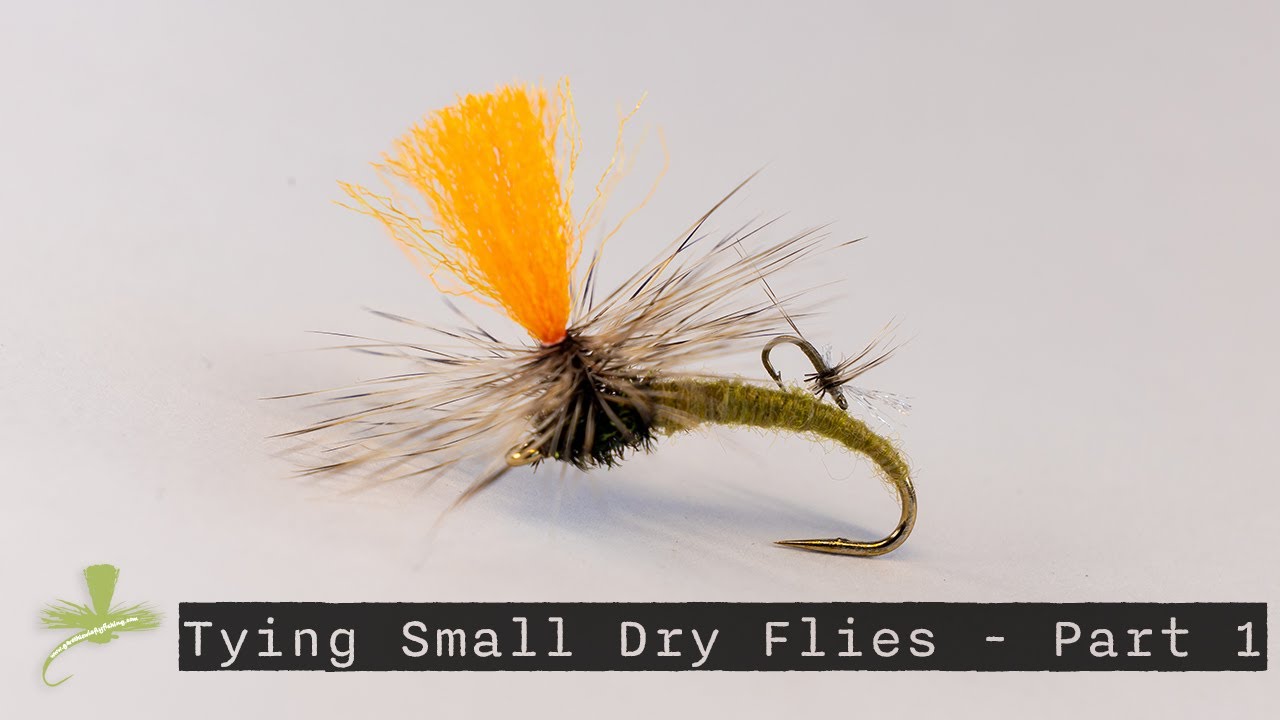 Tying Small Dry Flies - Part 1 - YouTube