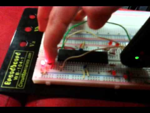 LED Reaction Time Game on PIC16F887 Microcontroller Download - YouTube
