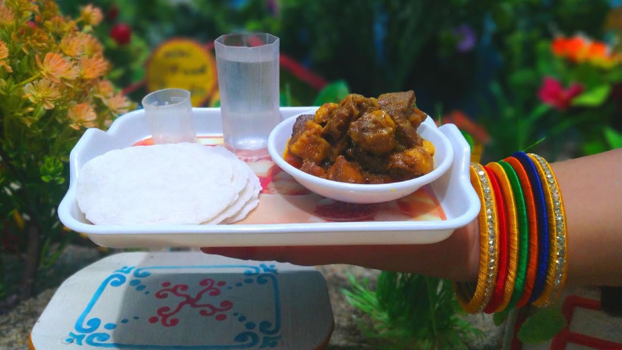 Duck Meat Curry With Roti I Haser mangsho vuna I Duck Curry Recipe ...