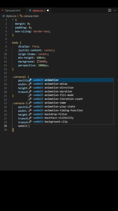 CSS 3D Image Carousel #WebAnimation #FrontendTips #WebDesign # ...