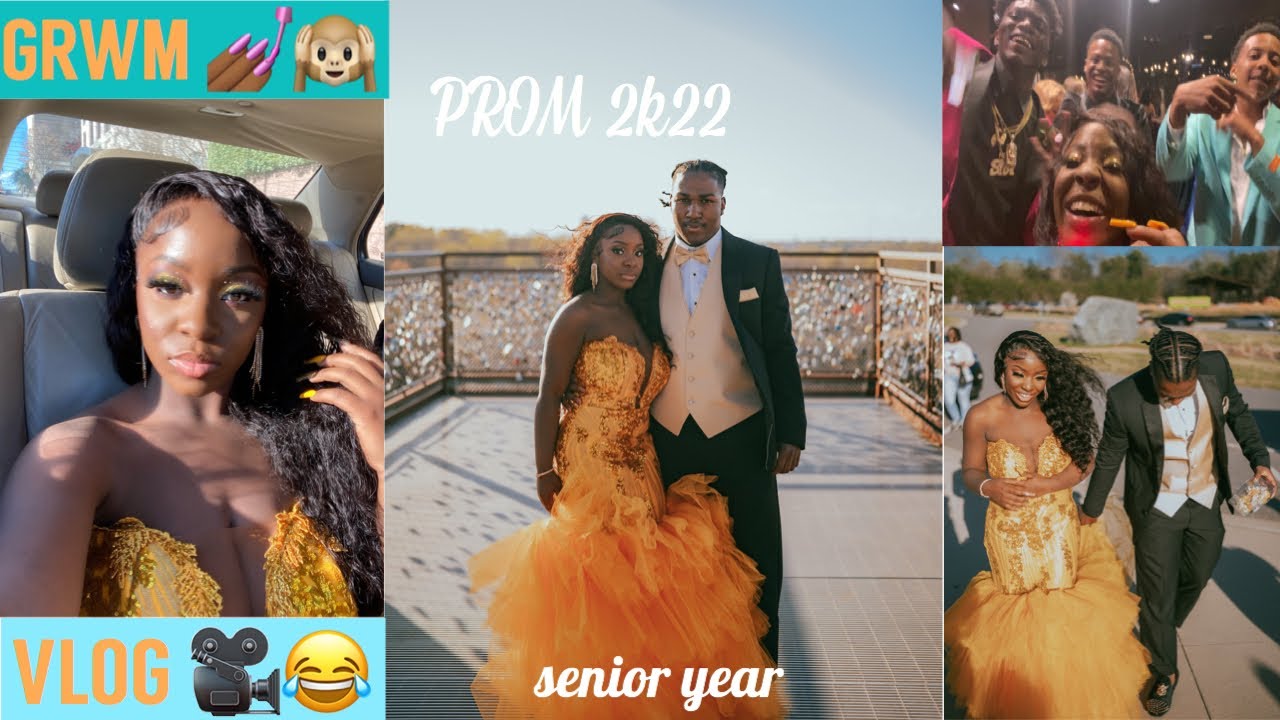 PROM 2022 : GRWM AND VLOG (SENIOR YEAR) - YouTube
