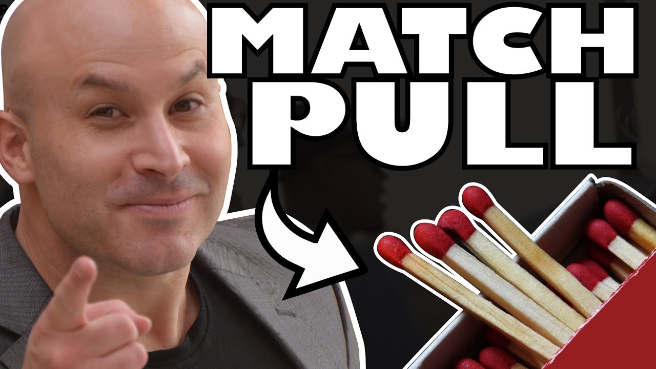 How to make a match pull. This is a professional magician method on how ...