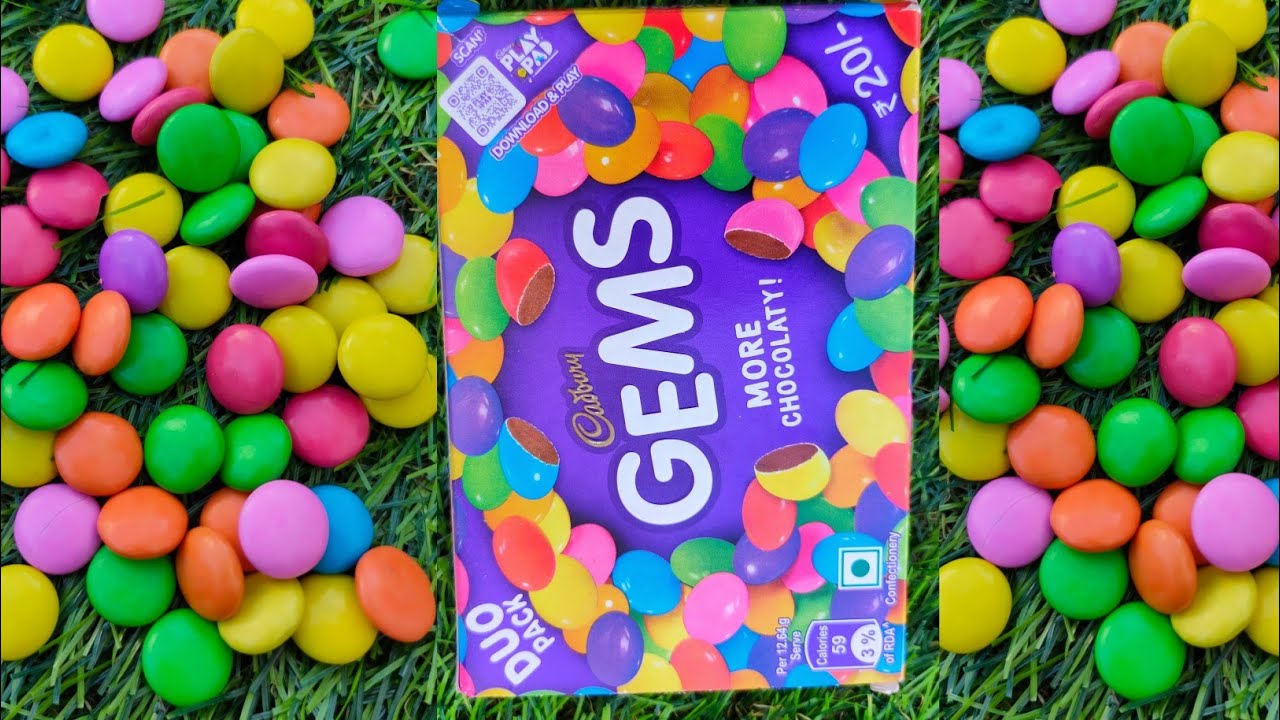 Cadbury Gems More Chocolaty Opening Video - YouTube