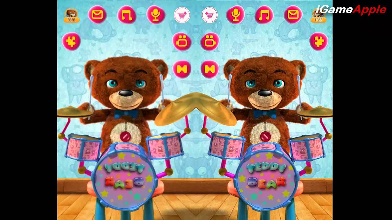 TALKING TEDDY - Free Game for Kids (Gameplay, Walkthrough) - iOS ...