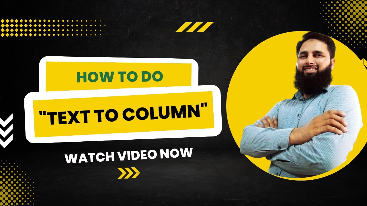 MS Excel Text To Column How To Split The Text Into Columns YouTube MS Excel Text To Column How To Split The Text Into Columns YouTube