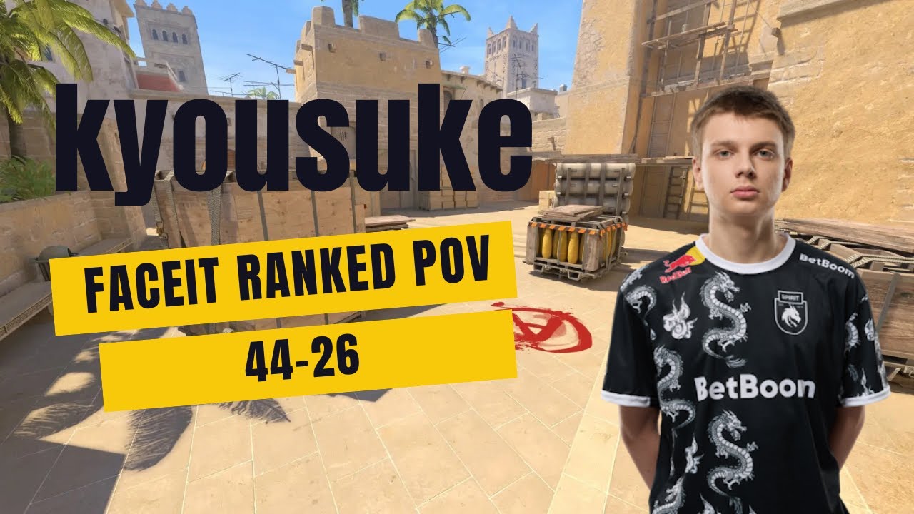 KYOUSUKE plays FACEIT HIGH ELO MATCH on MIRAGE CS2 POV + VOICE COMMS ...