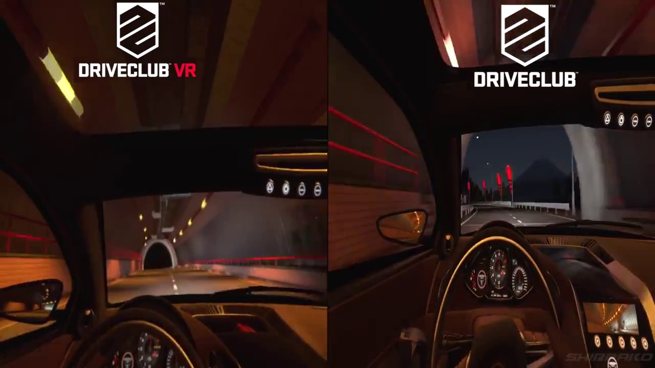 Driveclub VS Driveclub VR Graphics Comparison Gameplay [1080p 60fps ...