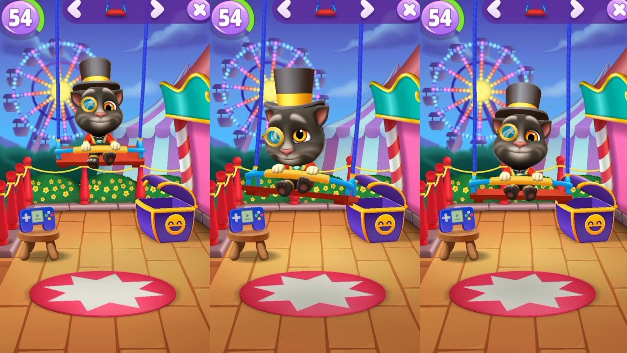 KUCING TOM BERMAIN AYUNAN - Talking Tom - GAME KARTUN ANAK - YouTube