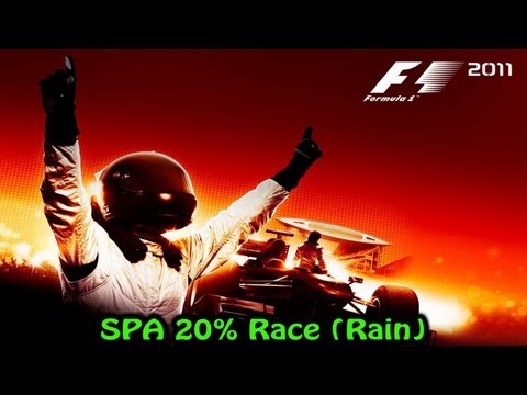 F1 2011 PS3 - SPA 20% Race (Rain)