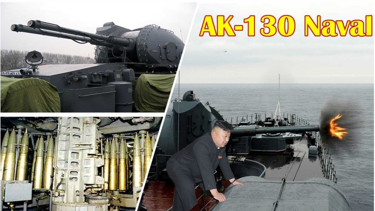 RUSSIAN AK 130 NAVAL GUN IN ACTION (LIVE) - YouTube