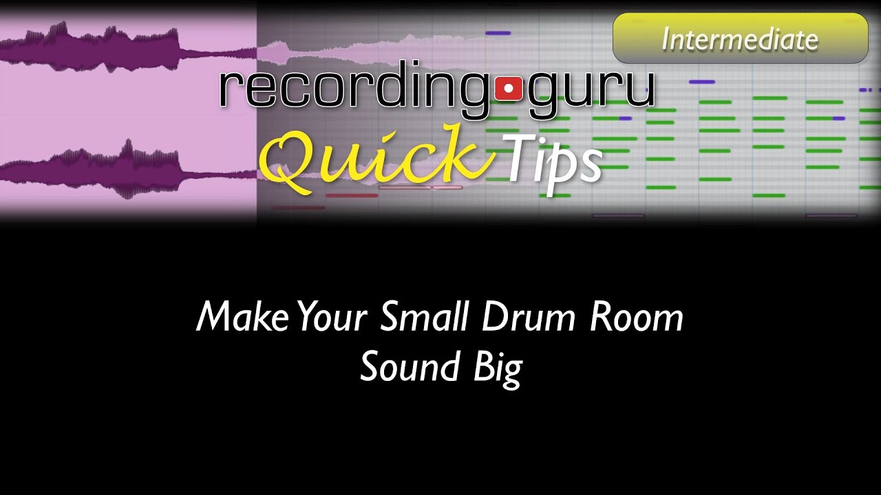 Make Your Small Drum Room Sound Big - YouTube
