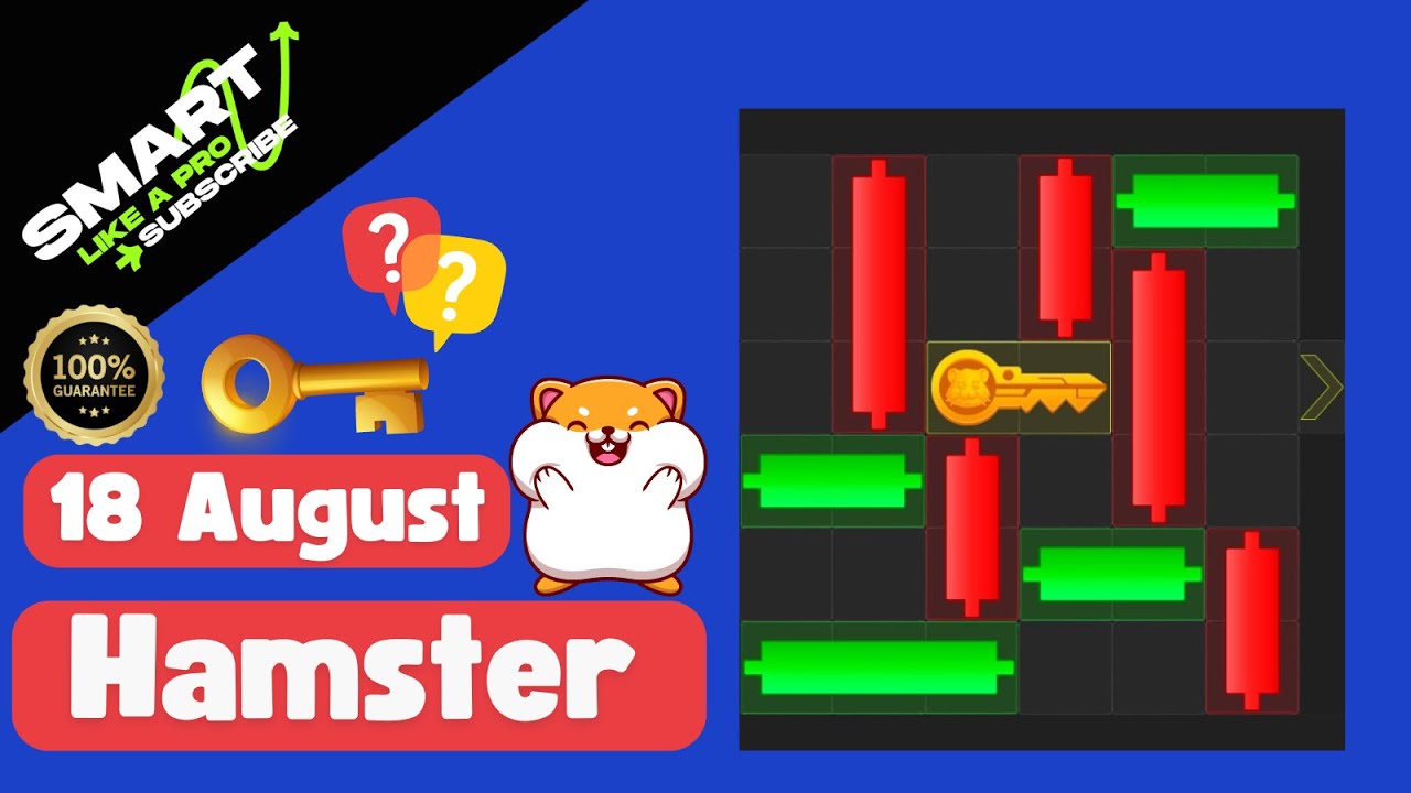 Hamster Kombat Key 18 August 🗝️ | Hamster Kombat Today Key | Mini ...