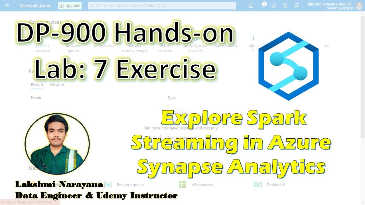 DP-900 Hands-on Lab: 7. Exercise - Explore Spark Streaming in Azure Synapse Analytics /Mithramma ...