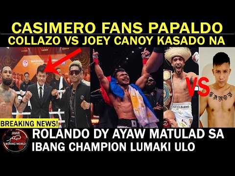 BREAKING: CASIMERO FANS Papaldo | Oscar Collazo Vs Joey Canoy KASADO na |Rolando Dy Ayaw Lumaki Ulo.