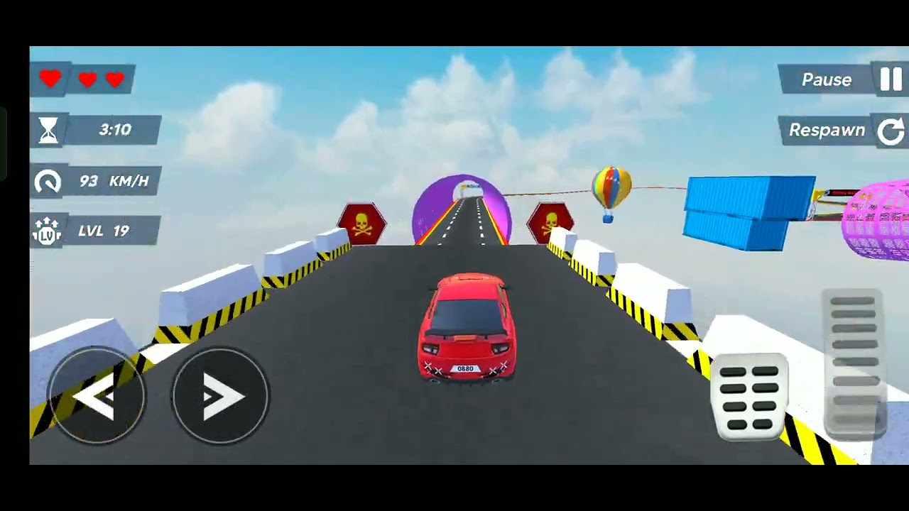 M G car stunt game #37 #car #mobilegame - YouTube