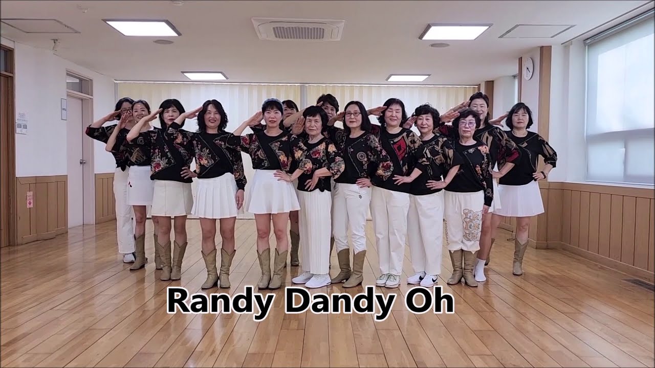 Randy Dandy Oh - Line Dance (Demo)/Easy Intermediate/Ria Vos - YouTube
