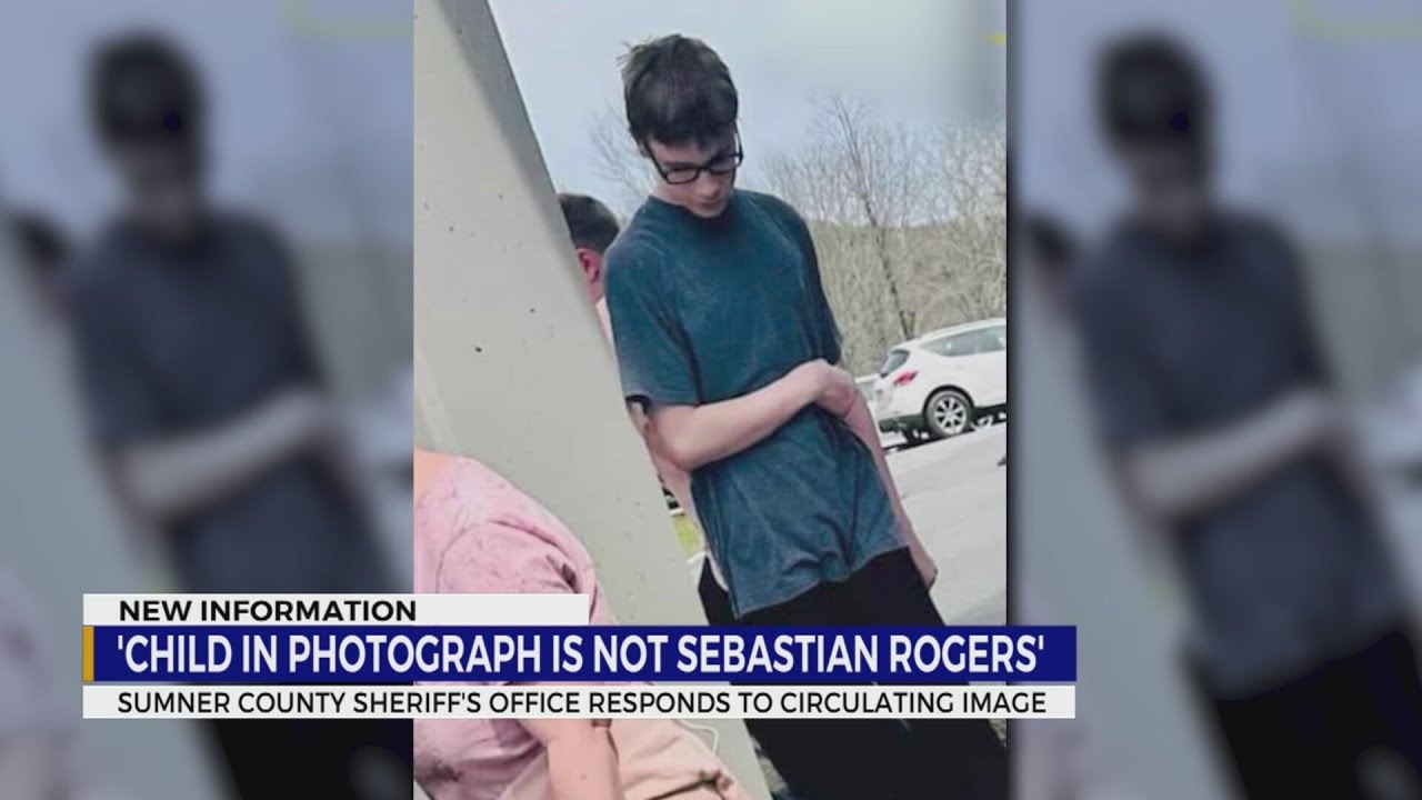 Photo circulating online is not Sebastian Rogers, officials say - YouTube
