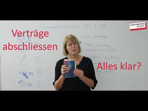 Verträge abschliessen - Alles klar? - YouTube