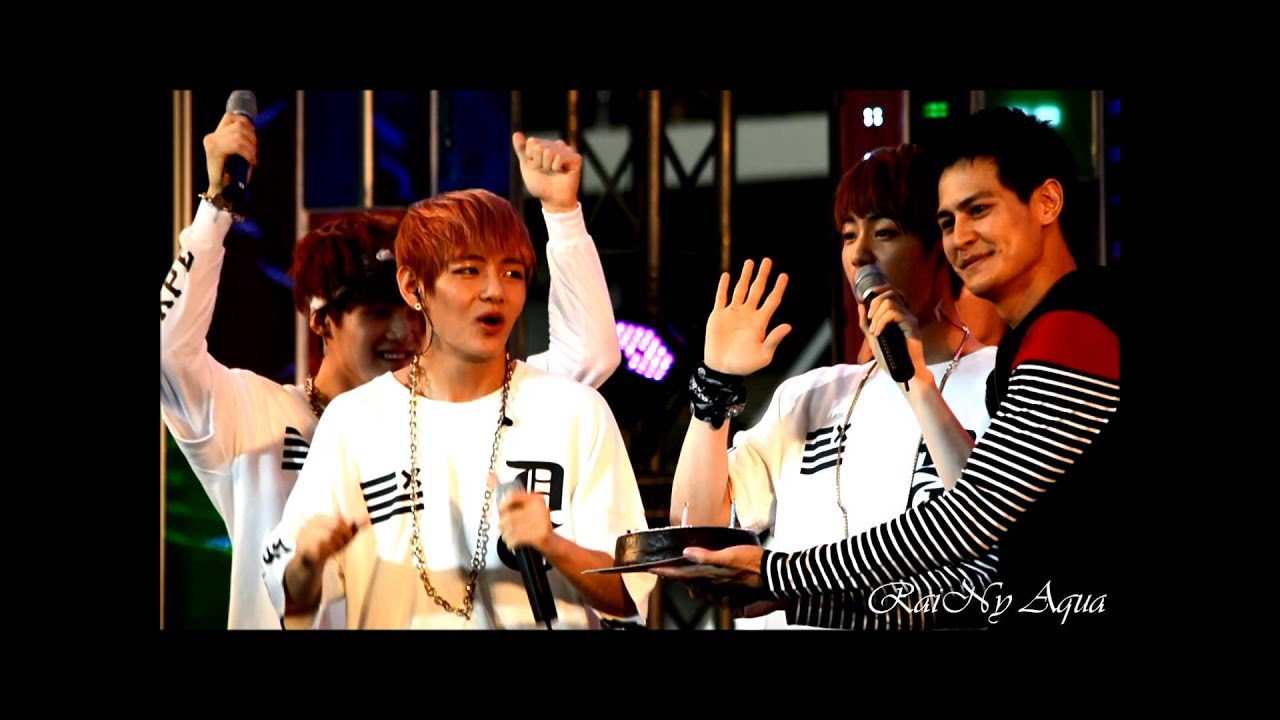 131130 BTS 방탄소년단 : Jin & V Birthday Cake Surprise - YouTube