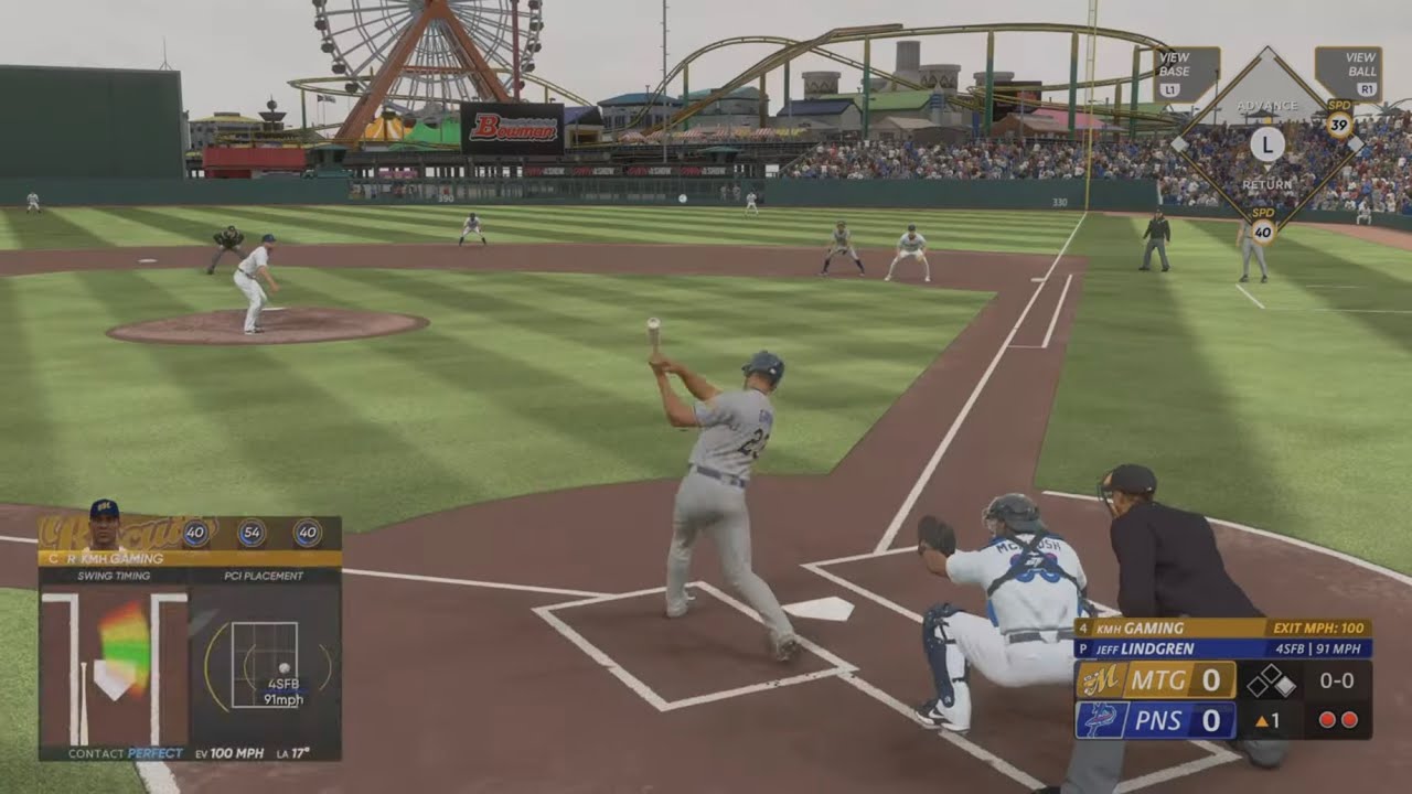 MLB The Show 23: The Road To The Show| First Baseball Game on The ...