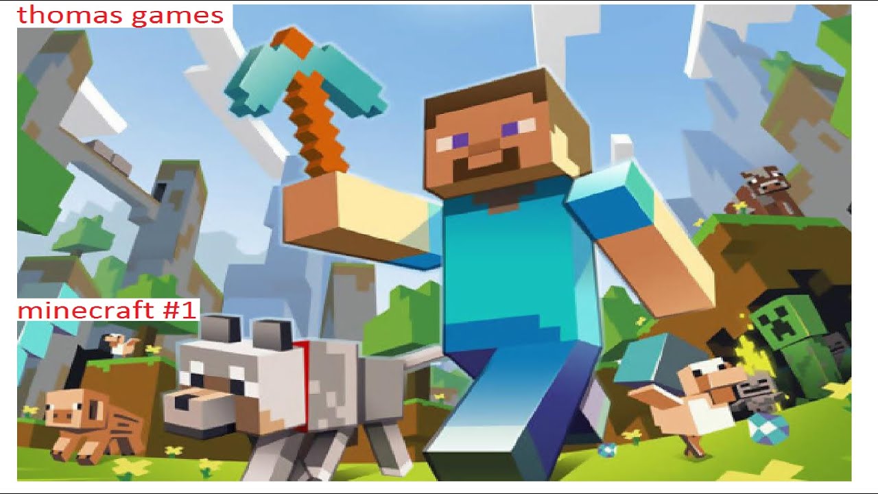 thomas games speelt minecraft - YouTube