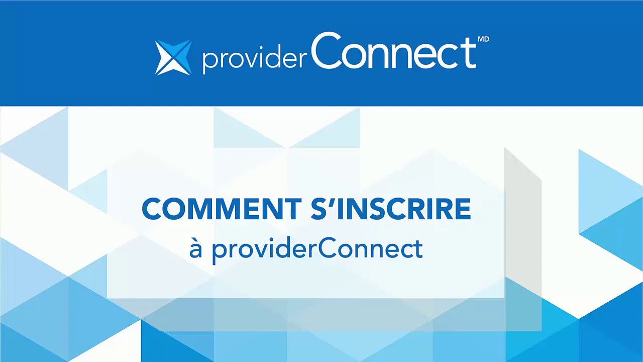 Comment s'inscrire aux Services sécurisés providerConnect - YouTube