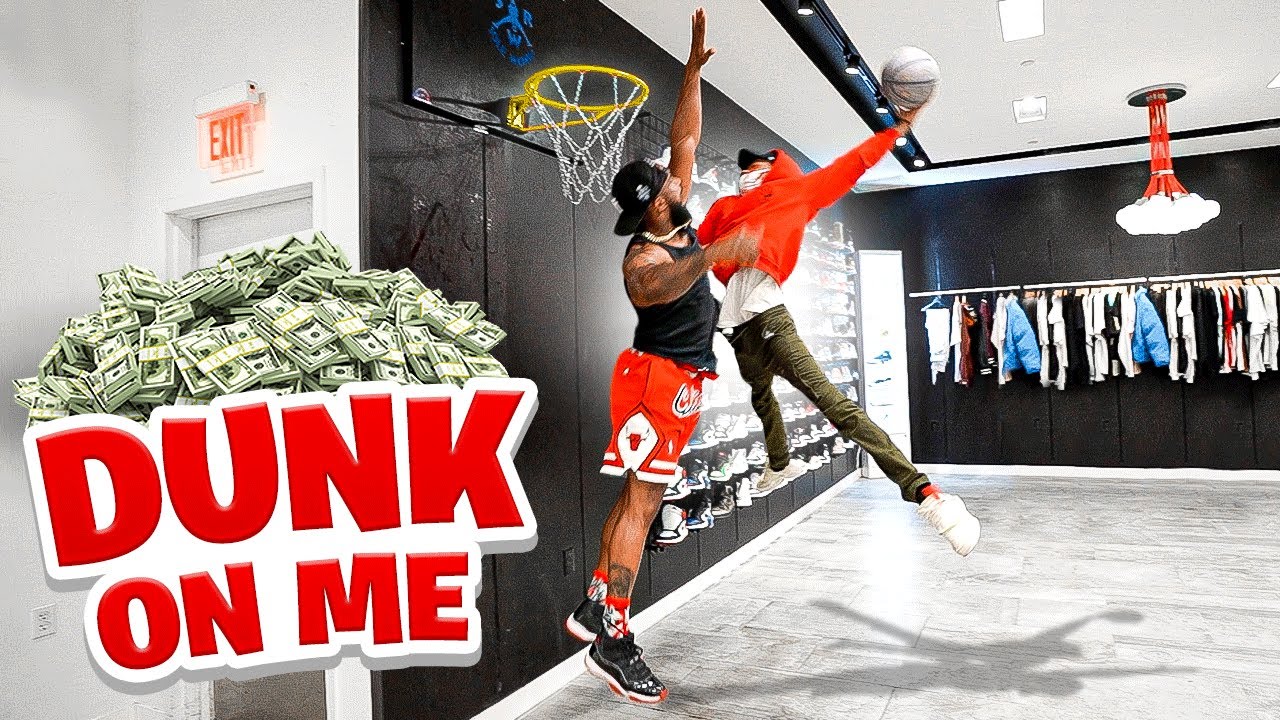 Dunk On Me In The Mall, Win Brand New Sneakers! - YouTube