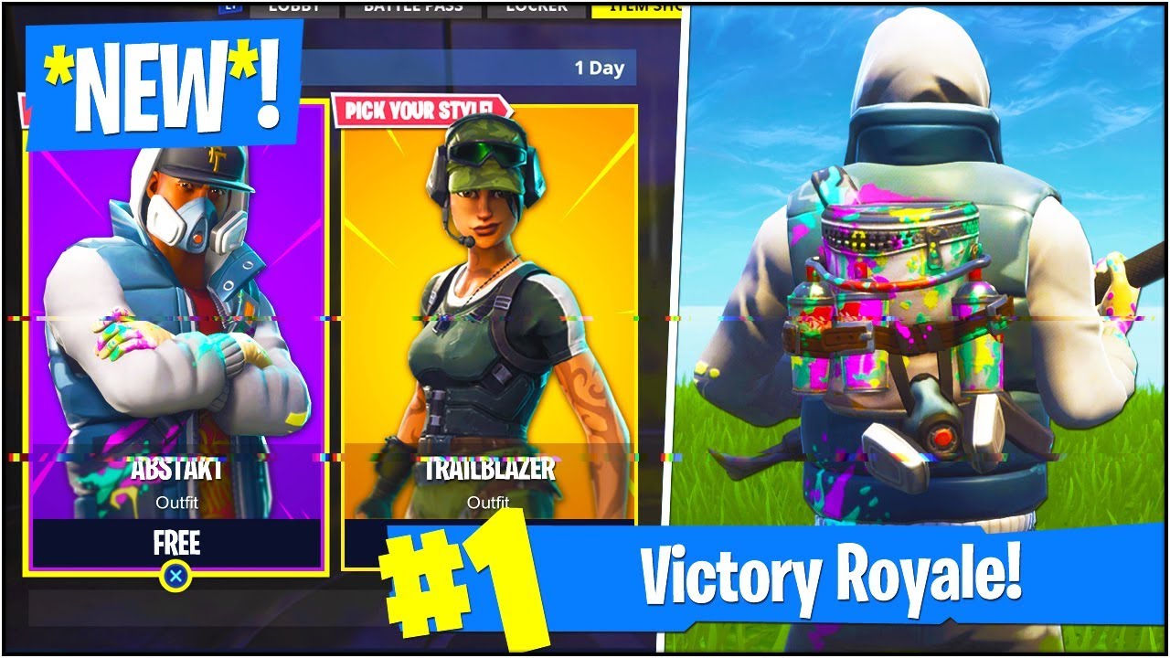 *NEW* "ABSTRAKT" & "RENEGADE ROLLER" SKIN in Fortnite Battle Royale ...