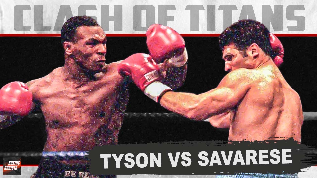 Mike Tyson vs. Lou Savarese: The Infamous Knockout Referee Moment - YouTube