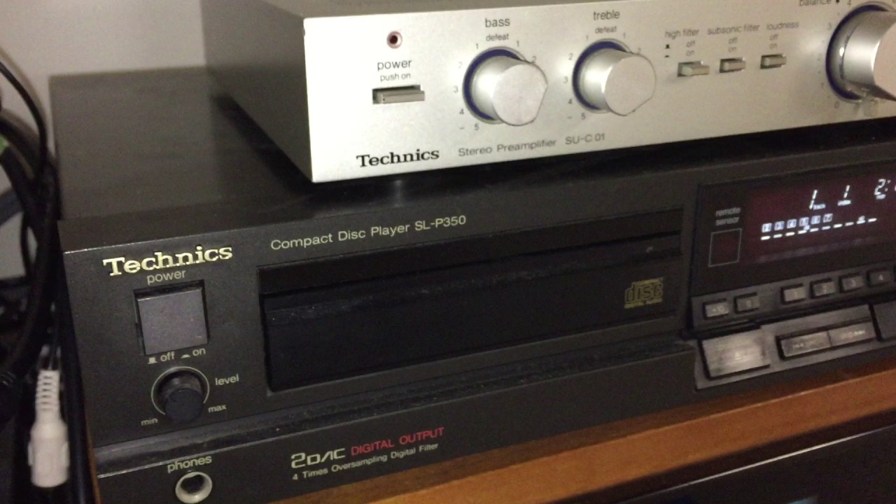 Nerding Out for Music Sounds: Technics SL-P350 CD player - YouTube
