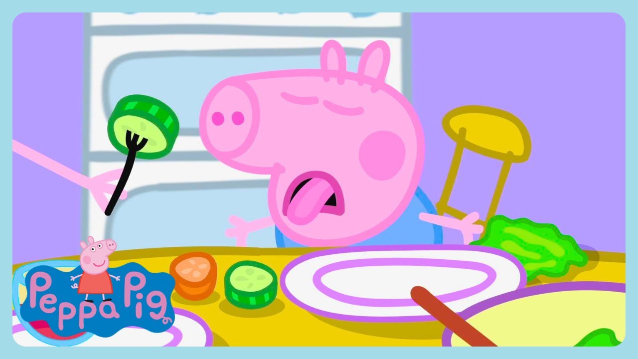 Peppa Pig - George HATES vegetables! 🤢| Cartoons for Toddlers ...
