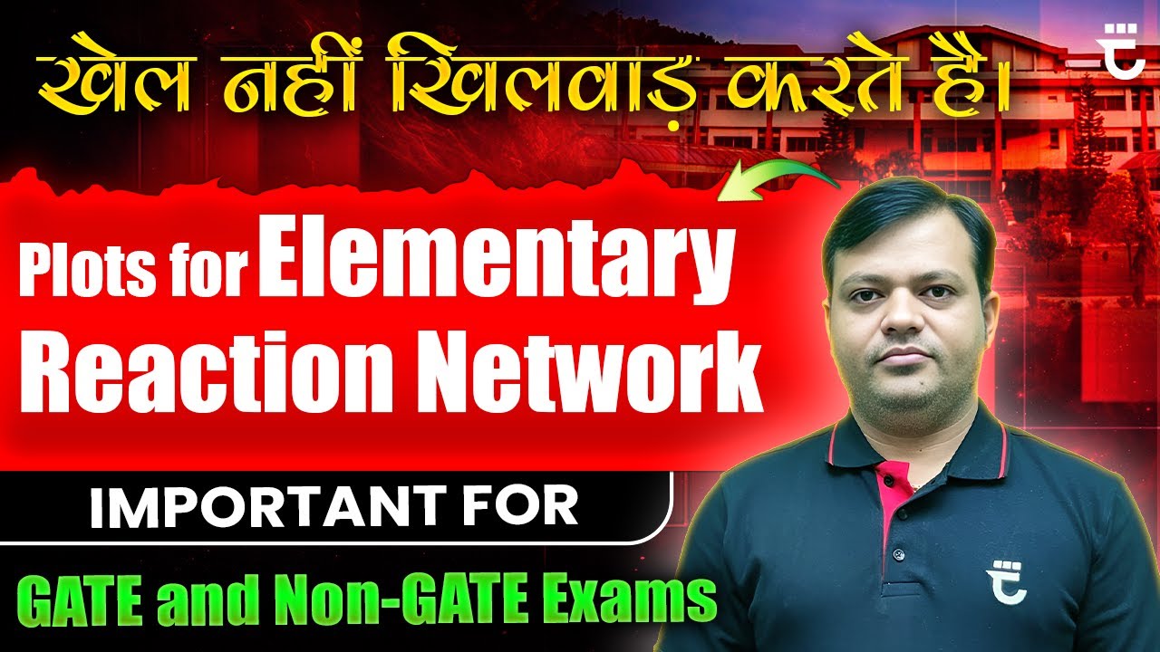 CRE | Plot for Elementary Reaction Network | खेल नहीं खिलवाड़ करते हैं ...