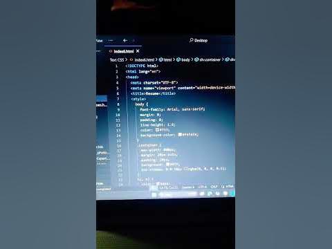 HTML css using Resume#coding #html #css #shortreels #shortfeed - YouTube