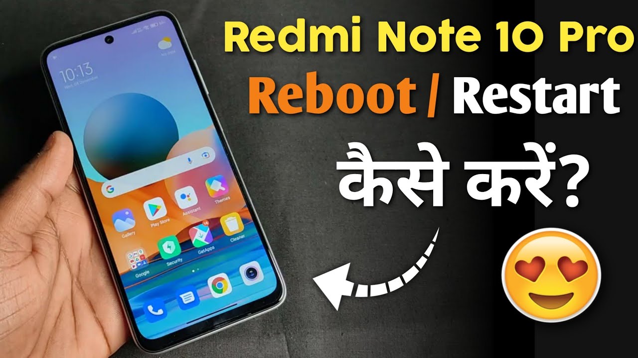 Redmi Note 10 Pro - How To Reboot | How To Restart Redmi Note 10 Pro ...