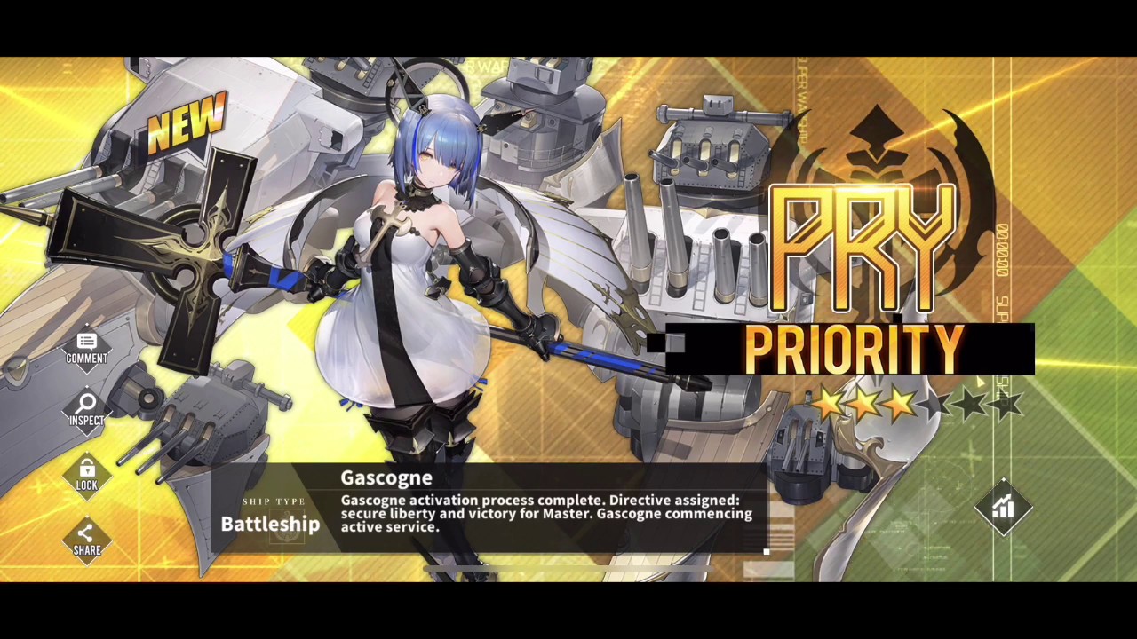 Azur Lane - Gascogne Construction (PR2) - YouTube
