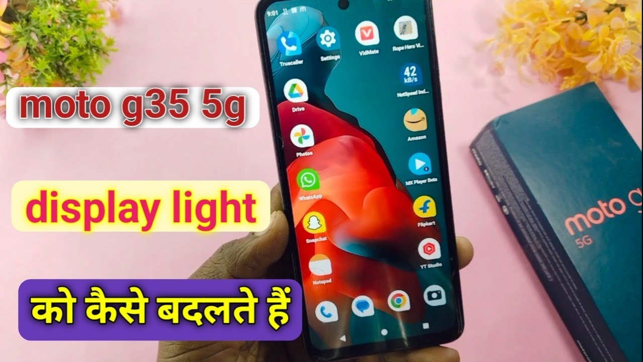 moto g35 5g display light change | how to change display light on moto ...