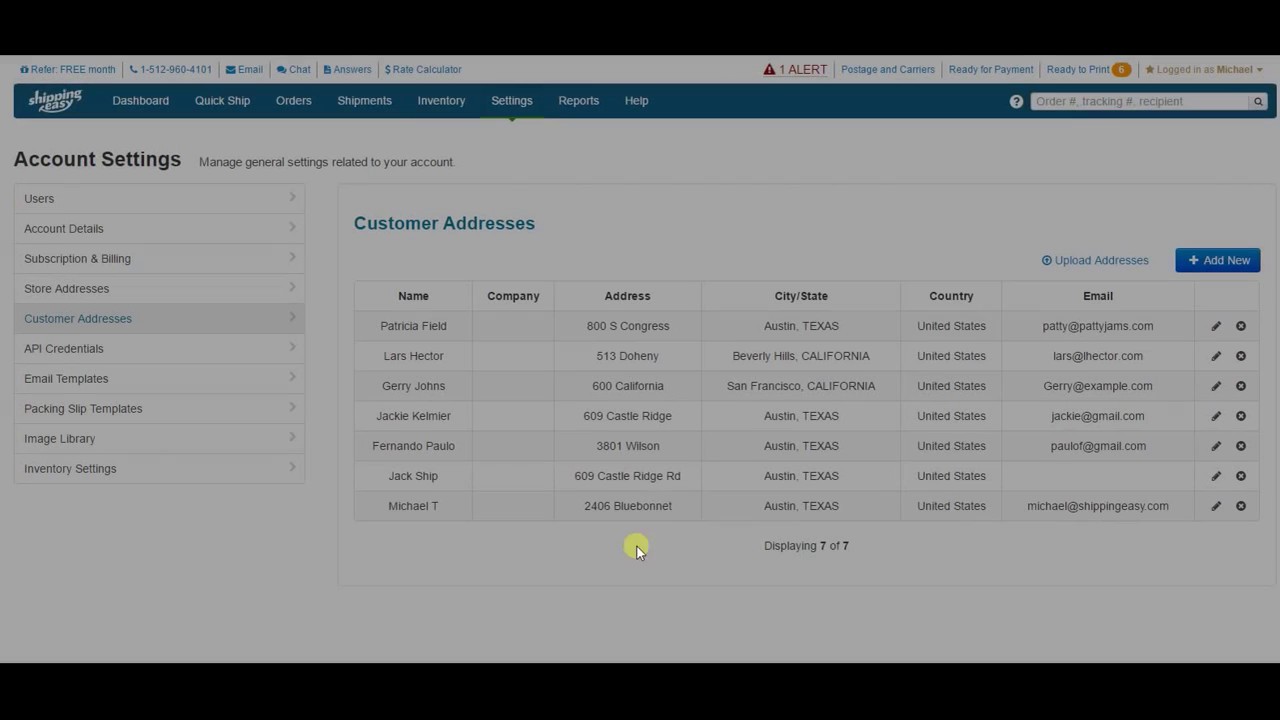 Customer Addresses Overview - YouTube