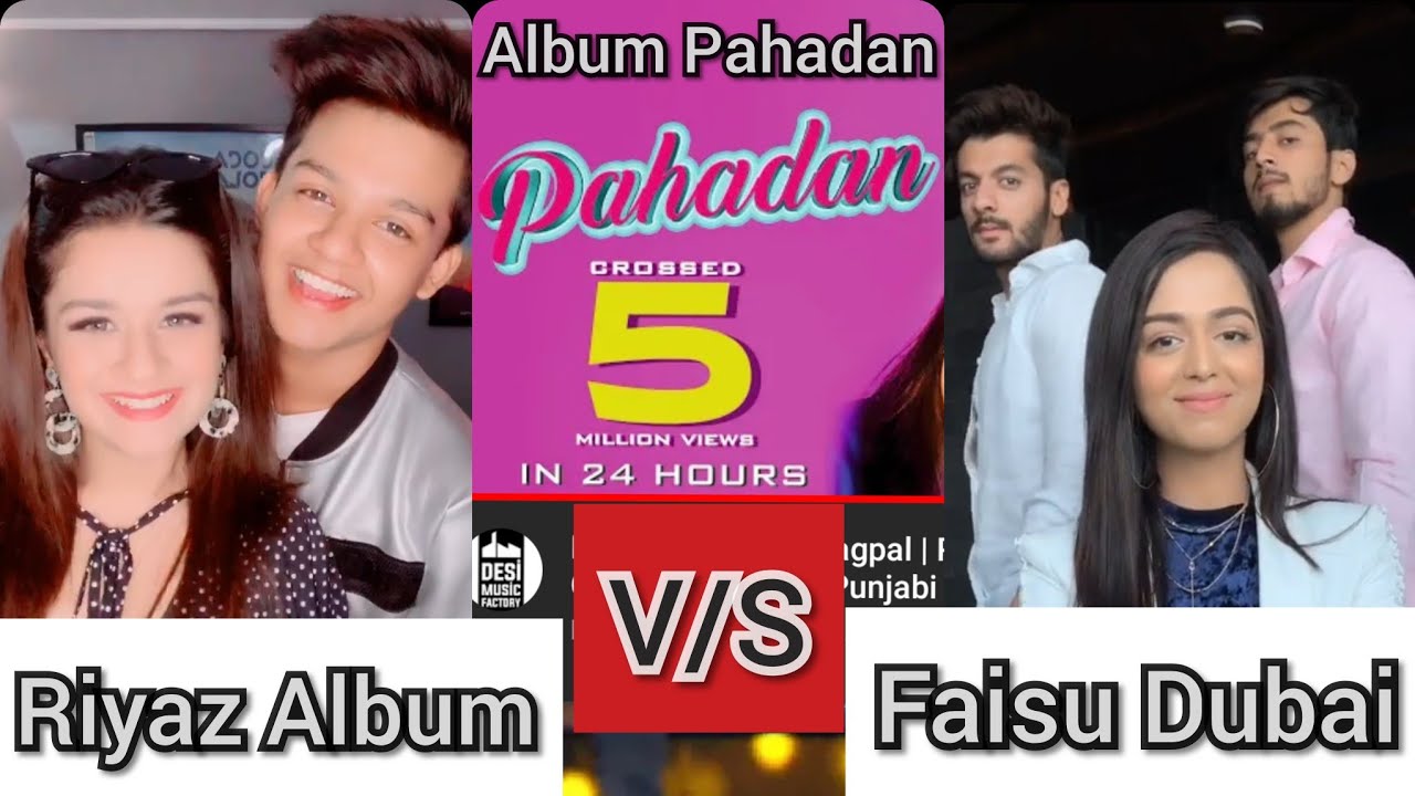 Riyaz New Album "Pahadan"with Avneet Kaur | v/s | Team 07 with Jumana ...