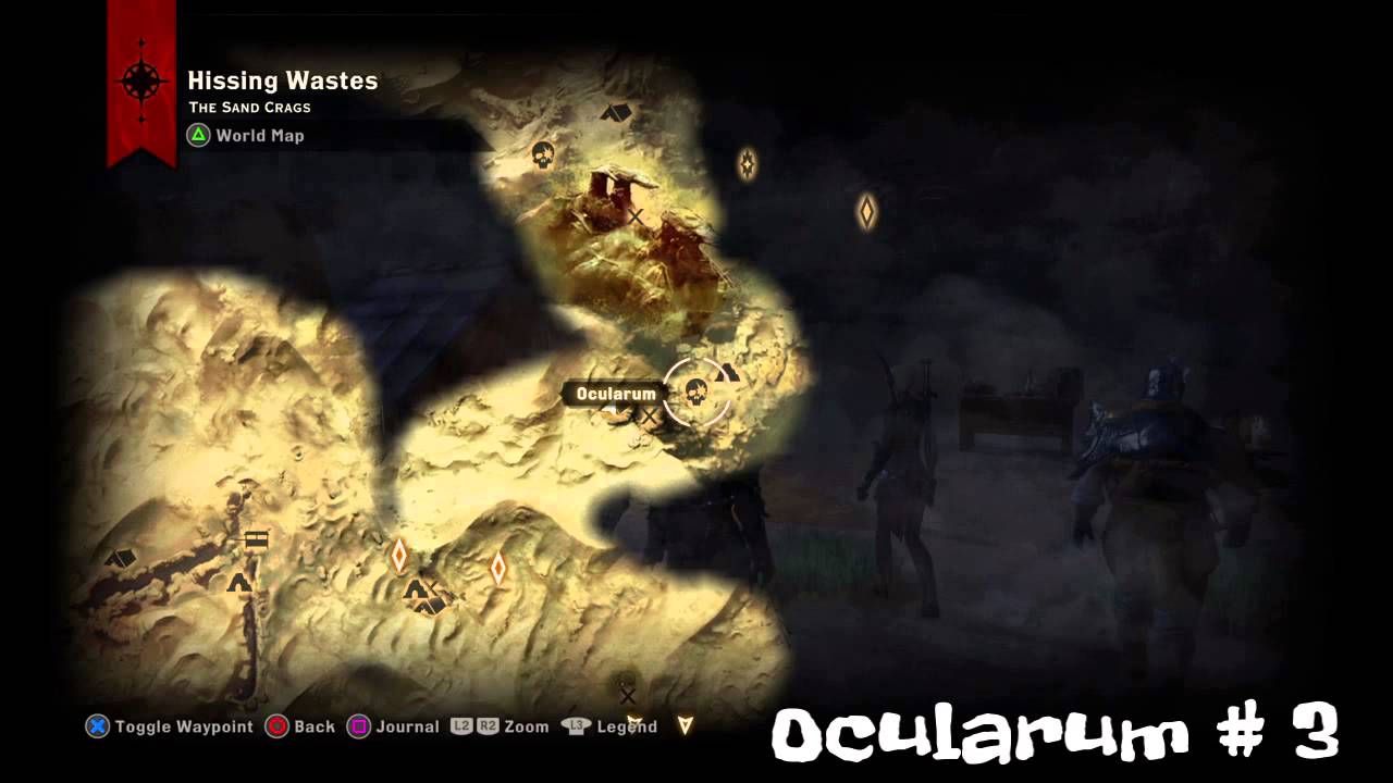 Dragon Age: Inquisition - Ocularum Locations in the Hissing Wastes ...