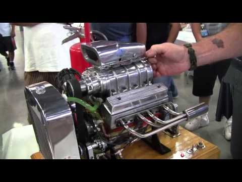 Miniature Blown V8 Engine