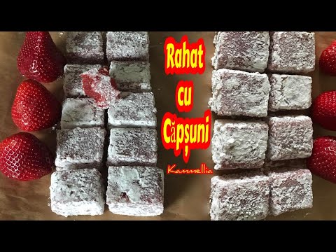Reteta de Rahat cu Căpșuni - YouTube