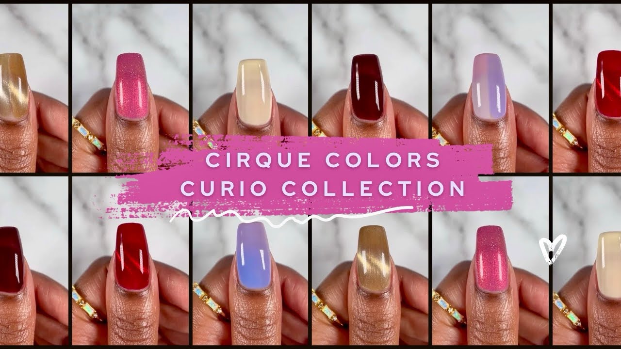 New Cirque Colors - Curio Collection | Swatches and Comparisons - YouTube