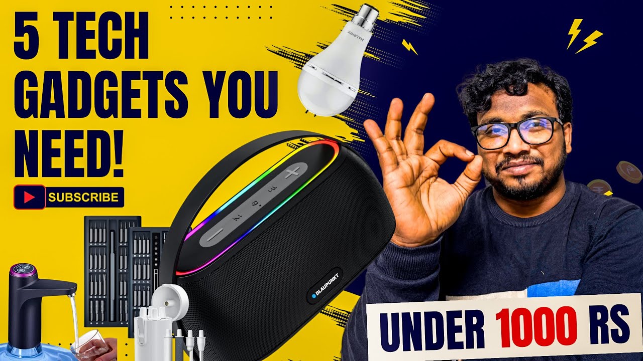 5 Useful Gadgets Under Rs 1000/- Il in Telugu ll - YouTube