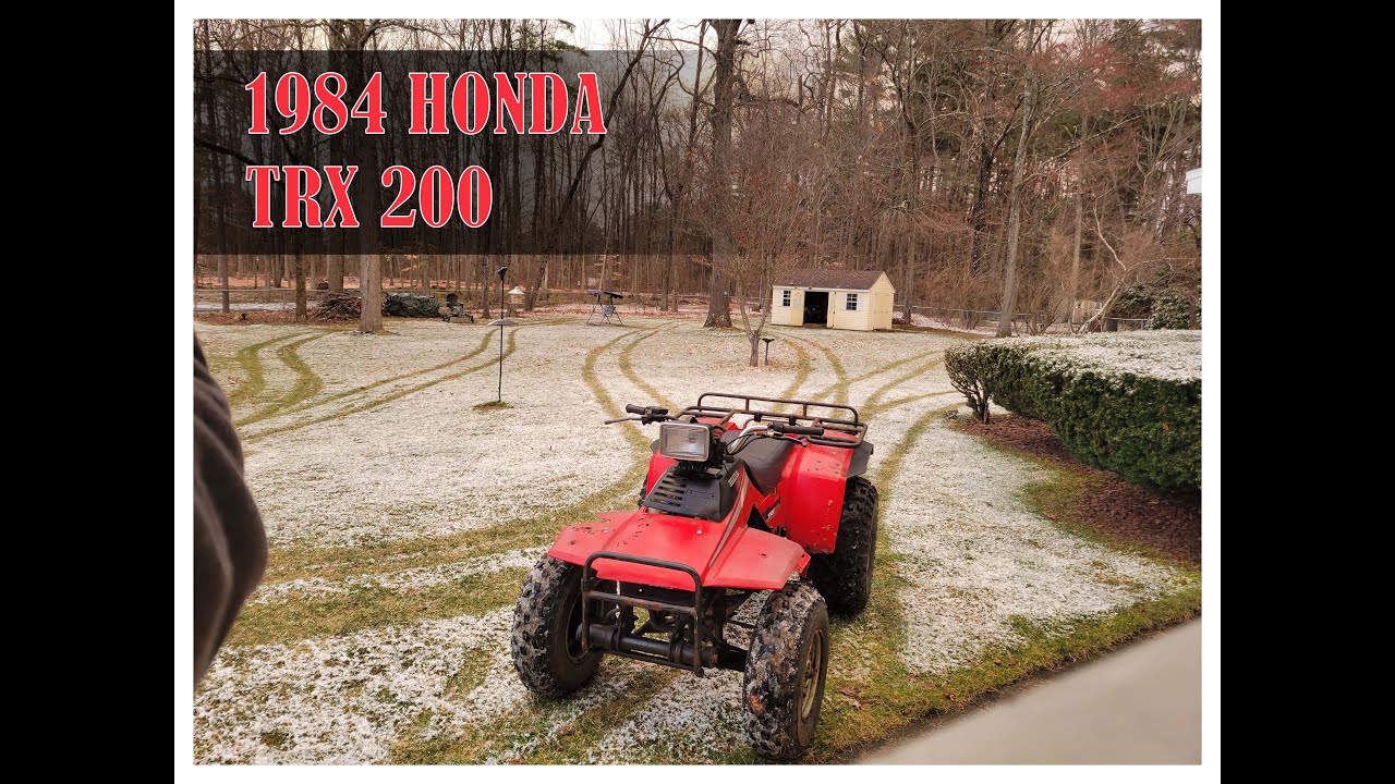 1984 Honda TRX200 - YouTube
