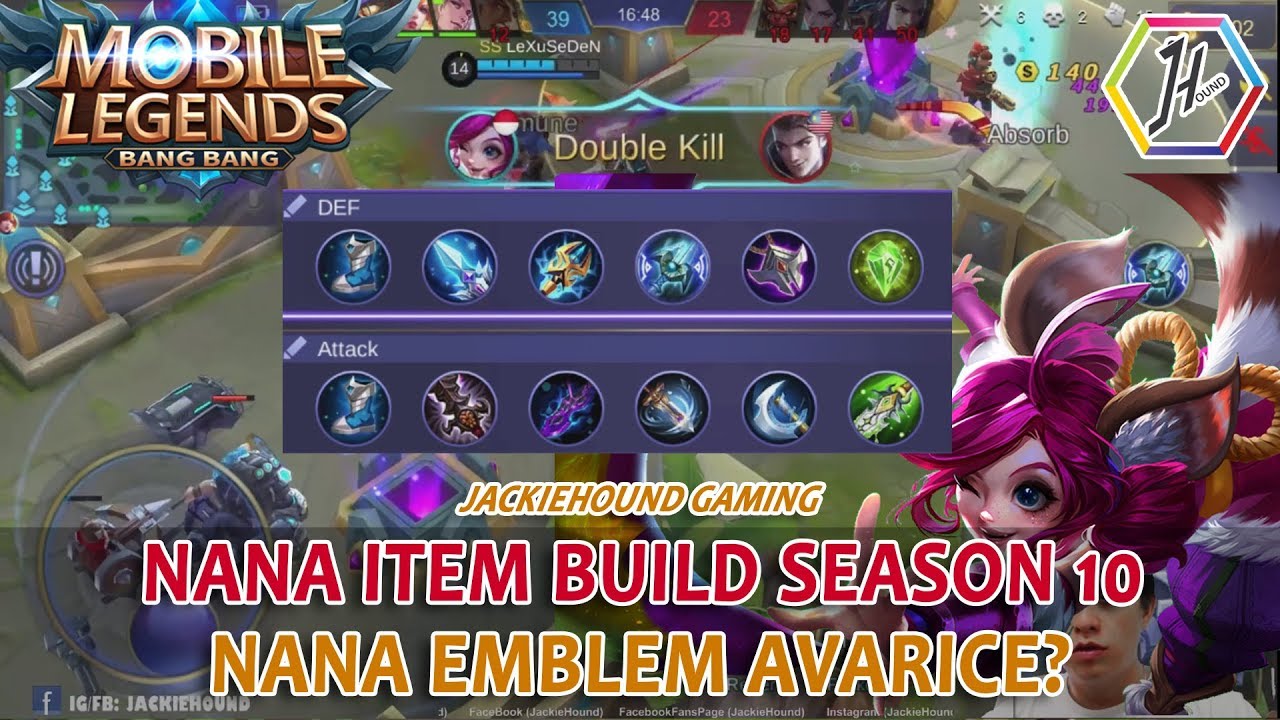 NANA build item and trick EMBLEM BARU AVARICE GG? - YouTube