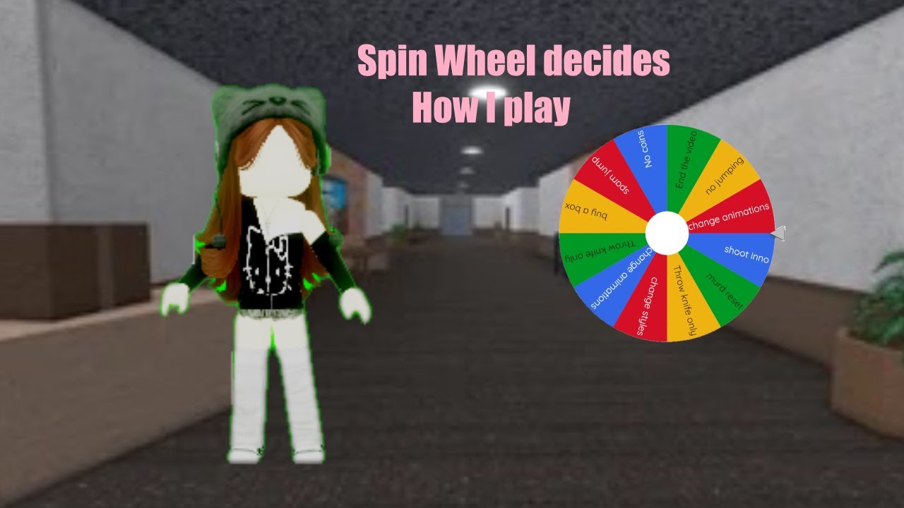 MYSTERY WHEEL DECIDES HOW I PLAY IN MM2.. - YouTube